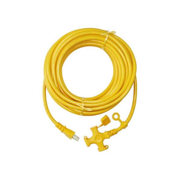 【商品説明】コードを延長し、さらにコンセントを増やします。電動工具の使用等、あらゆる機会にお使い下さい。【仕様】●サイズ２７　ｘ　２５．５　ｘ　６．８（ｃｍ）●重量：２．３７　Ｋｇ●定格：１２５Ｖ／１５Ａ●コンセント：１５Ａ×３●コード：Ｖ...