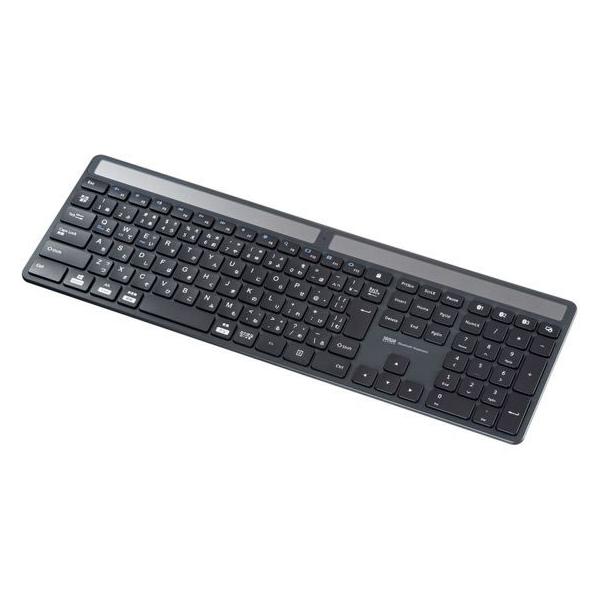 【仕様】●適合規格：Ｂｌｕｅｔｏｏｔｈ　Ｖｅｒ５．０　Ｃｌａｓｓ　２　●通信範囲：１０ｍ　※使用環境によって異なります。　●プロファイル：ＨＩＤ（Ｈｕｍａｎ　Ｉｎｔｅｒｆａｃｅ　Ｄｅｖｉｃｅ　Ｐｒｏｆｉｌｅ）　●キー数：１１３キー　●キーピ...