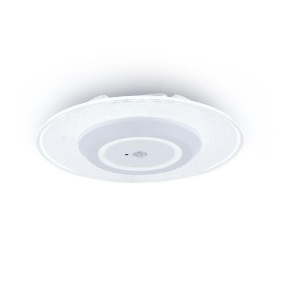 【商品説明】人を感知して自動でＯＮ／ＯＦＦするセンサー付きです。人を出迎える玄関やリラックスしたいトイレなどに最適です。長寿命なのでランプ交換の手間が少なく、電気工事不要で取り付けが簡単です。【仕様】●商品サイズ：約直径１８６×高さ４４ｍｍ...