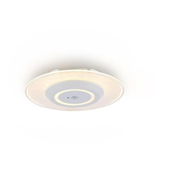 【商品説明】人を感知して自動でＯＮ／ＯＦＦするセンサー付きです。人を出迎える玄関やリラックスしたいトイレなどに最適です。長寿命なのでランプ交換の手間が少なく、電気工事不要で取り付けが簡単です。【仕様】●商品サイズ：約直径１８６×高さ４４ｍｍ...