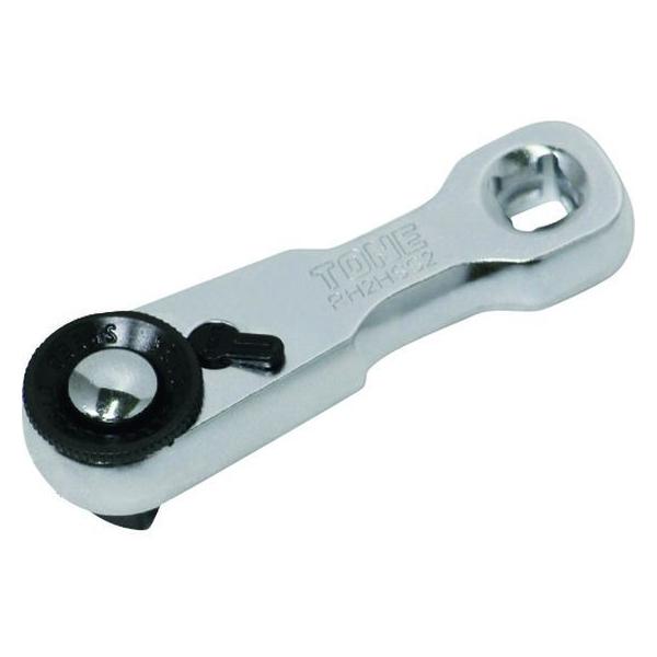 【商品説明】●手のひらサイズのラチェットハンドル、スピンナハンドルと組み合わせて狭所作業に威力を発揮します。●ソケットホールド機構でワンプッシュ操作でソケット交換できます。【仕様】●型番：RH2HSS2　●歯数（枚）：６０●全長（ｍｍ）：６...