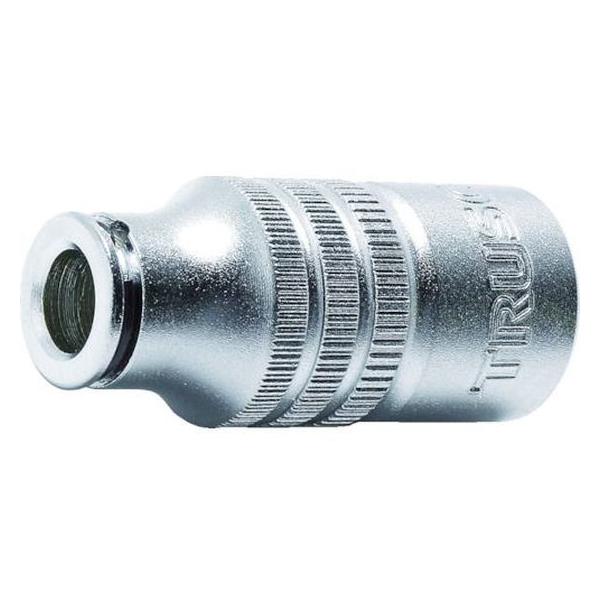 【商品説明】●差込角3／8インチ（9．5mm）のタップホルダです。●タップをワンタッチで装着でき、汎用のソケットレンチのハンドルでも駆動可能です。【仕様】●型番：TTH-M2.6　●適用タップ寸法：M1〜M2．6●全長（mm）：40　●クロ...