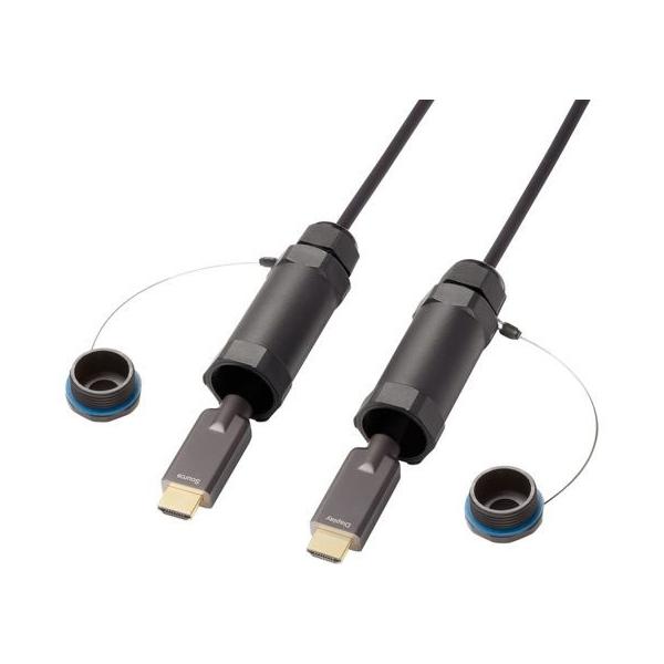 【商品説明】内部にステンレスガードを巻いた耐久性の高い光ファイバＨＤＭＩケーブルで、過酷な環境での使用に最適です。柔らかく取り回しやすく、防水カバー付きで安心して保管できます。８Ｋ／６０Ｈｚ、４Ｋ／１２０Ｈｚ、４８Ｇｂｐｓに対応し、ＨＤＲや...