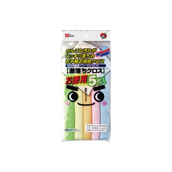 【仕様】●材質：ポリエステル８０％＋ナイロン２０％（マイクロファイバー）●本体サイズ：約２７０×２７０ｍｍ●注文単位：１袋（５枚）　<ジェットプライス>　cl_j　cl_6　dcl_06
