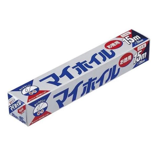 【商品説明】紙刃なので手にやさしく、捨てる際の分別も不要です。　両サイドのくるくるストッパーにより、ホイル巻き出し時の飛び出しを防止します。【仕様】●サイズ：幅２５０ｍｍ×長さ１５ｍ×厚み１１μｍ　●入数：１本　●材質：アルミニウム　&lt...