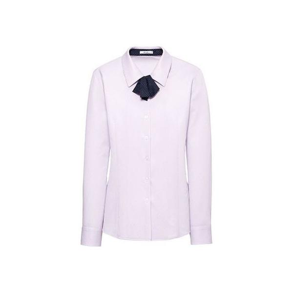 【商品説明】２ＷＡＹ仕様の衿元でリボン取り外し可能。透けにくいフルダルニットで長時間着用しても疲れにくく快適。【仕様】●素材：フレンチツイルニット（ポリエステル１００％）●家庭洗濯可能●ニット素材●吸水速乾●透け防止●ＵＶカット●リボン取り...