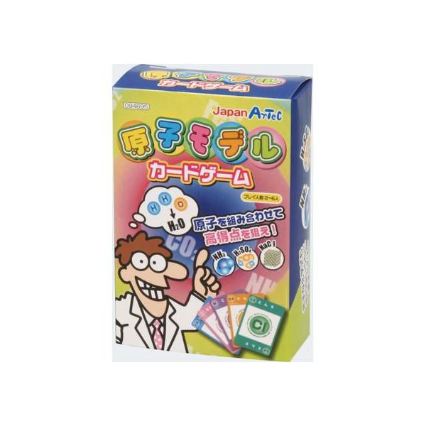 【商品説明】化学式点数表付！【仕様】●内容：原子モデルカード×８０、得点表＆説明書×１●商品サイズ：カード：５６×８６ｍｍ●材質：紙　<ジェットプライス>