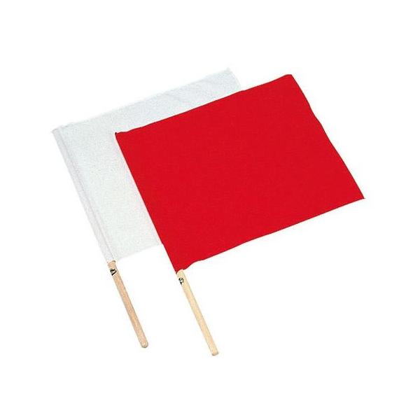 【仕様】●サイズ：幅３５×高さ４５ｃｍ、取手全長５５ｃｍ（太さ１８ｍｍ）　●重量：２００ｇ／組　●素材：綿、木製　●赤白各１本組　<ジェットプライス>