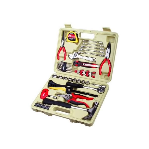 【仕様】●ケースサイズ：Ｈ２３５×Ｗ３１０×Ｄ６５ｍｍ●セット重量：２．７ｋｇ●セット内容：ラチェットハンドル（差込角：９．５ｍｍ）、エクステンションバー（差込角：９．５ｍｍ）：７５ｍｍ、ソケット（差込角：９．５ｍｍ）：８／１０／１２／１３...