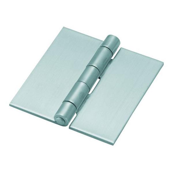 【仕様】●型番：ST-1000W-76　●入数：2個　●全長（mm）：76 ●幅（mm）：72 ●厚さ（mm）：2．5 ●D2（mm）：10 ●耐荷重（kg）2個使用時：20 ●取付方法：溶接タイプ ●表面処理：ヘアライン仕上げ　●ステンレ...