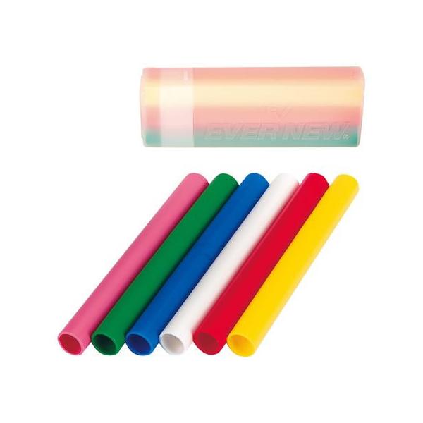 【商品説明】小学校高学年のリレーバトン。プラスチック製。【仕様】●カラー：ピンク、緑、青、白、赤、黄　●サイズ：直径３．１ｃｍ×長さ２９ｃｍ　●素材：ポリエチレン　●ケース付　●重量：４５ｇ／本　●生産国：日本製　<ジェットプライス>