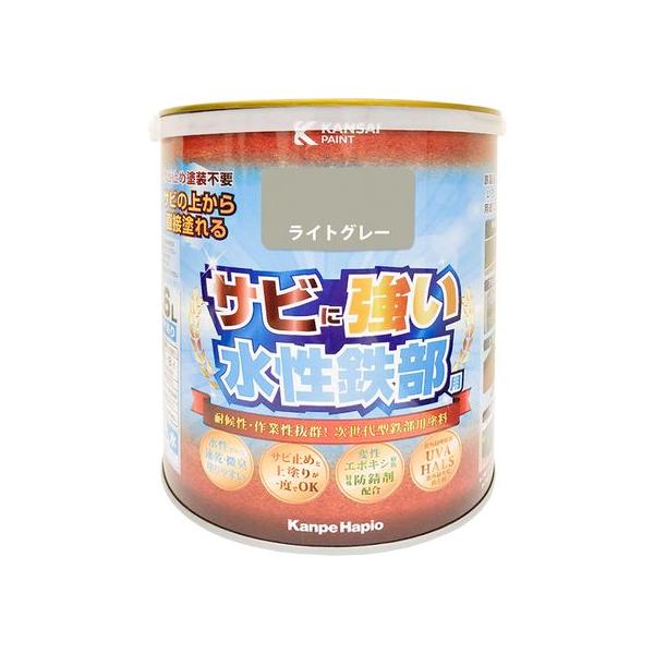 【商品説明】●超微粒子「変性エポキシ樹脂」が緻密で強固な塗膜を形成。水性塗料最高クラスの高い防サビ性と高い耐久性を実現した、サビの上から直接塗れる高性能鉄部用塗料です。●特殊防錆剤が強力な防錆効果を発揮し、サビ止めと上塗りが同時にできます。...