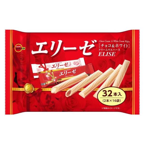 【商品説明】●サクッとしたウエハースで、チョコクリームとホワイトクリームを包み込みました。●軽減税率８％【仕様】●内容量：３２本（２本×１６袋）　個包装　<ジェットプライス>