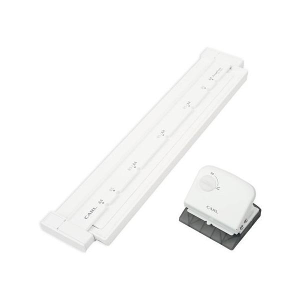 【商品説明】ゲージに用紙を挿し込みパンチを繰り返すことで『Ａ４サイズ３０穴』または『Ｂ５サイズ２６穴』のルーズリーフがつくれます。用紙の位置合わせはゲージに標記された目盛りにパンチを合わせるだけなので誰でも簡単に失敗なく穴あけできます。パン...