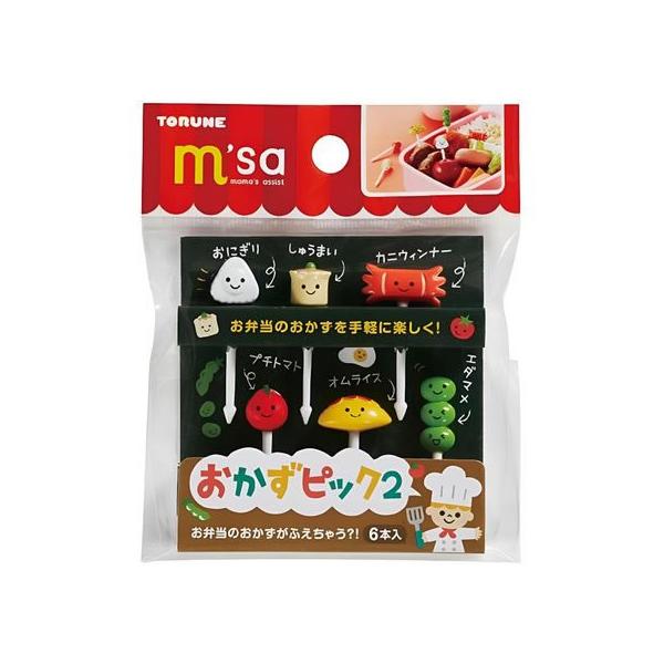 【商品説明】かわいいマスコットの付いたピックです。　食材をさすだけで簡単にカラフルなお弁当が作れます。　おかず用のフォーク代わりになって便利です。　お子様の遠足のお弁当やお誕生日会などのホームパーティーに。　デザートなどにさせば華やかな印象...