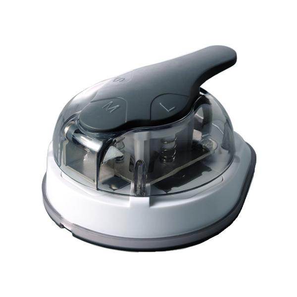 【商品説明】パンチ感覚で簡単きれいに角を丸くすることができます。ラミネートフィルムの角も丸められます（１００ミクロンまで）。【仕様】●本体サイズ：７８×５０×９４ｍｍ●本体重量：１１０ｇ●材質：本体／ＡＢＳ・ＴＰＥ・ステンレス●角サイズ：Ｓ...