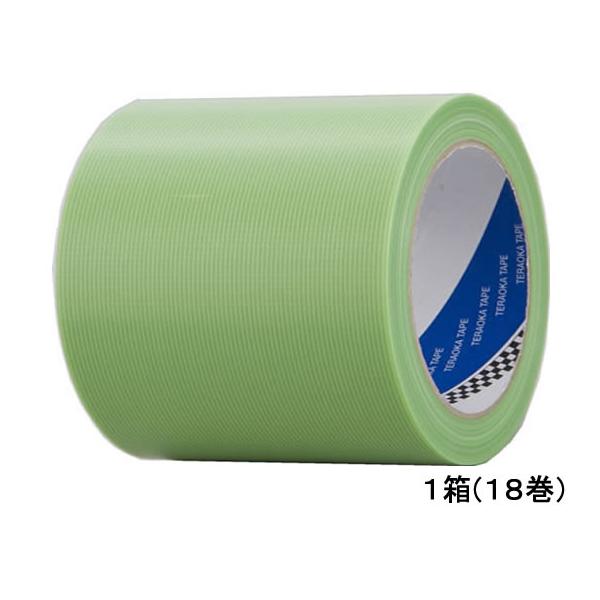 【商品説明】各種材料によくつき、はがれにくく、糊残りが少ない。手で軽く、きれいに切れるテープです。【仕様】●色：若葉●サイズ：幅１００ｍｍ×長さ２５ｍ●厚さ：０．１５ｍｍ●注文単位：１箱（１８巻）●手切れ性が良い、高品質テープです。　&lt...