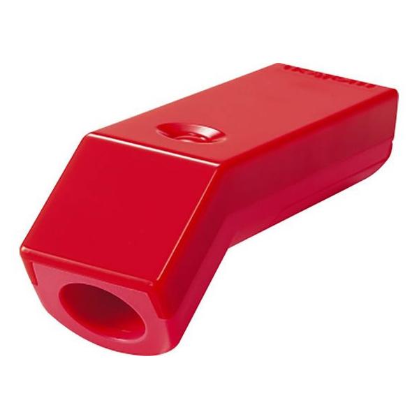 【仕様】●素材：ＡＢＳ樹脂　●サイズ：長さ１３．５×幅３．７ｃｍ　●重量：約９０ｇ（本体のみ）　●音量：約１２０ｄＢ１０ｃｍ　●付属品：ロープ（調節リング２個付き）　●単三乾電池二本使用（別売）　●原産国：中国　<ジェットプライス>