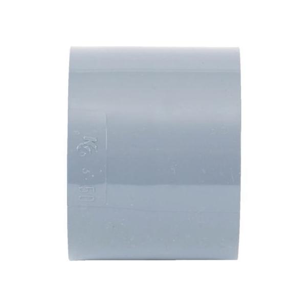 【商品説明】●軽量で耐食性、耐薬品性に優れた排水継手です。●内面ストッパーはVUパイプ用。【仕様】●型番：VUDS50　●塩ビ管呼び径：50　●寸法（mm）L：53　●寸法（mm）Z：3　●使用温度範囲：5〜60℃　●使用圧力：無圧　●AS...