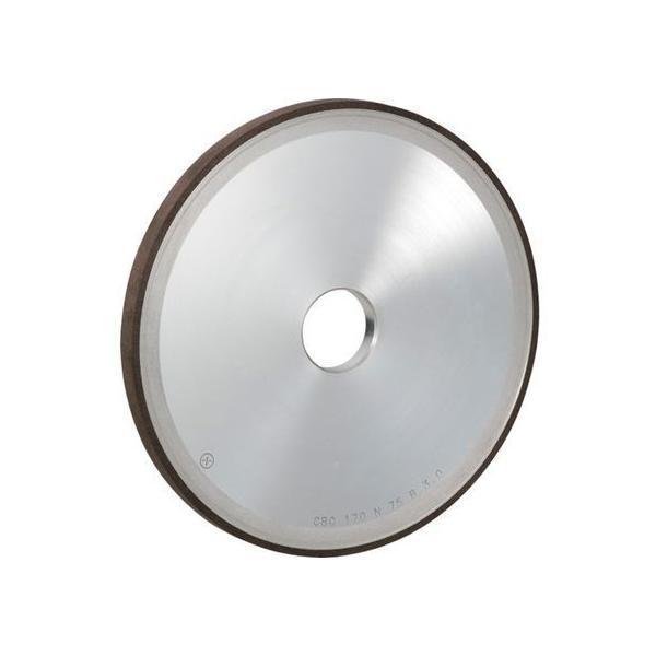 【商品説明】●平面研削、円筒研削用ＣＢＮレジンボンドホイールです。●砥粒の保持力が高いため、安定した切れ味が得られます。●高弾性率ボンドの採用により、砥粒の沈み込みが少なく切れ味が優れています。●角持重視スペックも用意しています。【仕様】●...