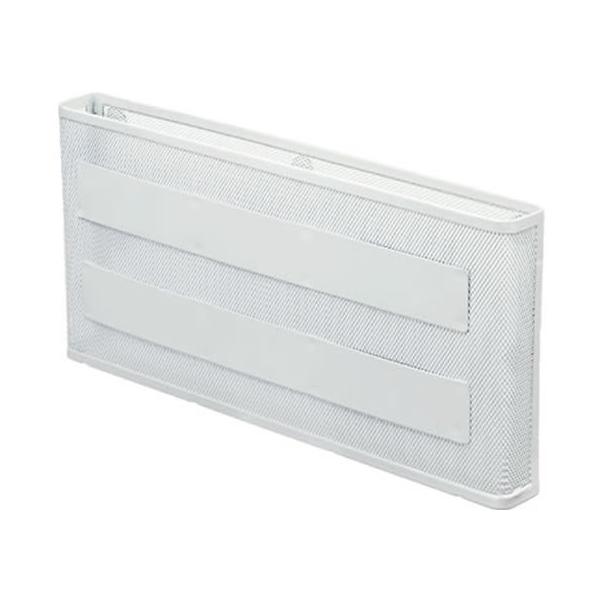 【商品説明】Ａ４の書類（クリヤーホルダー）が横に入るサイズ。エキスパンドメタル素材を使用し、とても軽量。ライトデスクトップパネル、ペンスタンド、トレーと組み合わせて使用できます。強力なネオジム磁石を使用。接触部分保護用のゴム付き。【仕様】●...