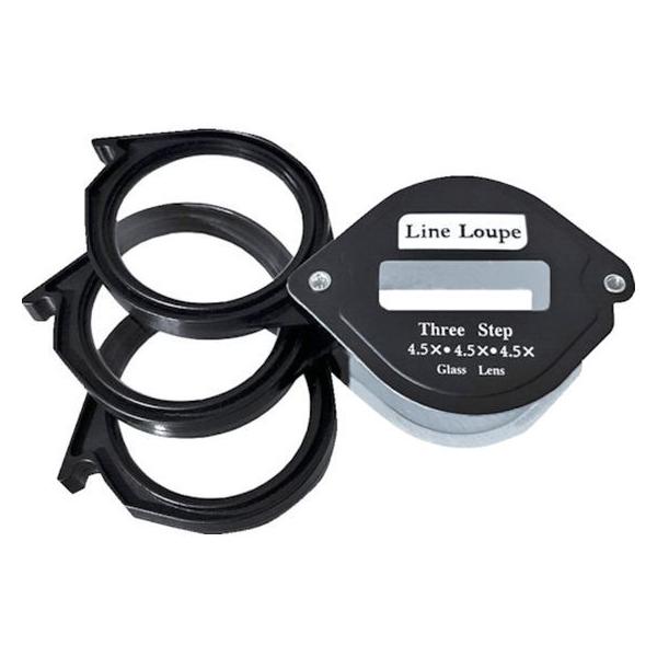 【商品説明】●レンズ径36mmの重ね合わせ式ルーペです。【仕様】●型番：LIB-03　●倍率（倍）：4．5（3枚）　●レンズ寸法（mm）：φ36　●高さ（mm）：26　●幅（mm）：61　●奥行（mm）：46　●ボディー：黒　●レンズ：ガラ...