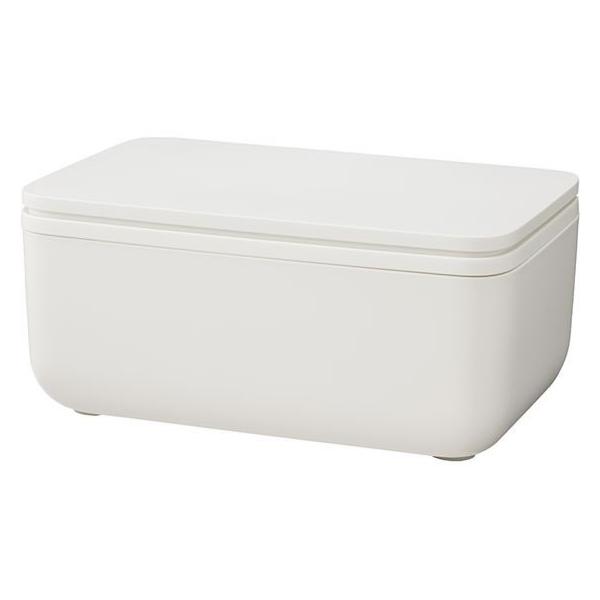 【商品説明】ワンタッチで開閉できつつ、パッキンでしっかり閉まるので乾燥を防ぎます。　除菌シートやトイレ掃除シート、おしりふきなど、いろいろなシートが袋ごと入ります。【仕様】●色：ホワイト　●材質：本体・フタ・フタ枠／ＡＢＳ樹脂、パッキン・シ...