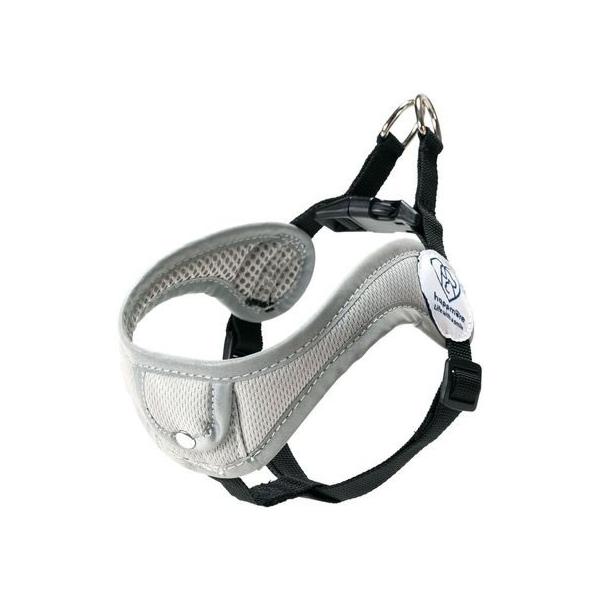 【商品説明】前足を通して留めるだけのカンタン装着。　胸当てと胸ベルトで首への食い込みを防止します。　鑑札や迷子札が入るポケット付き。　夜間も安心反射テープ付き。　リードは付属していません。　※本品は犬専用です。　犬以外には使用しないでくださ...