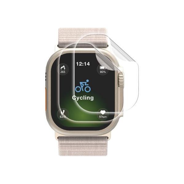 【商品説明】画面の曲面に沿った３Ｄ設計で、端末のデザインを損なわずに衝撃から守る衝撃吸収・高透明タイプのＡｐｐｌｅ　Ｗａｔｃｈ用フルカバーフィルムです。　非常に柔らかいウレタン素材を採用することにより、画面の湾曲部分まで保護することができ、...