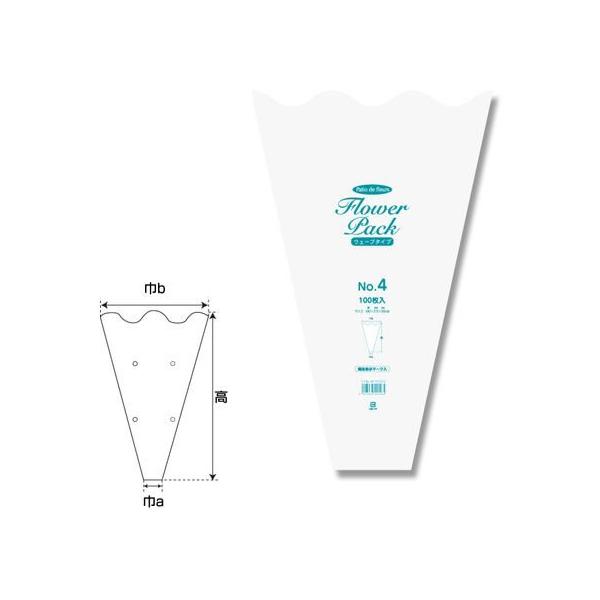 【商品説明】筒状の花束用透明フィルムです。上部が波形にカットされているタイプです。花束の高さや本数に合わせて豊富なサイズからお選び頂けます。【仕様】●サイズ：厚０．０２８×高４４０×上幅２７０×下幅８０ｍｍ●材質：ＯＰＰ●入数：１００枚　&...