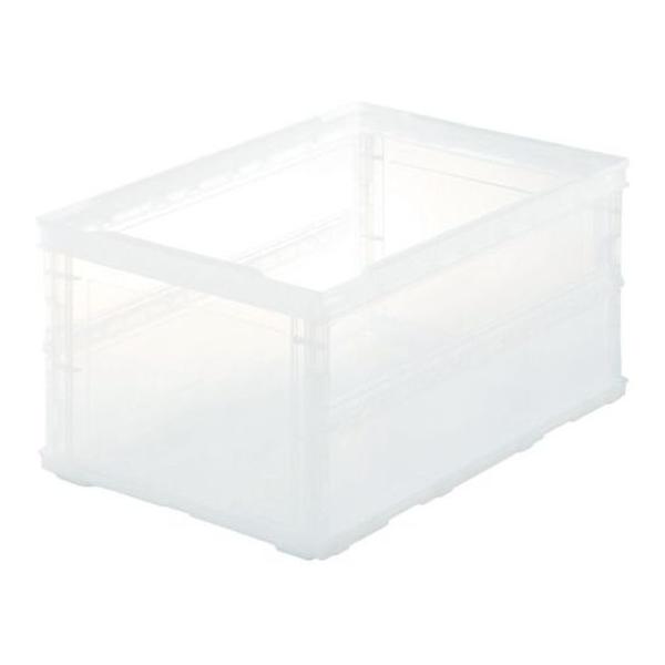 【商品説明】●商品や部品・備品の配送および保管・管理。内容物の種類・大きさが一定でない荷物の配送に最適。●中が透けて見えるため、コンテナの中身が判別しやすく、保管・管理に最適です。●折りたたんだ時の高さを最大限まで追求、従来タイプに比べて最...