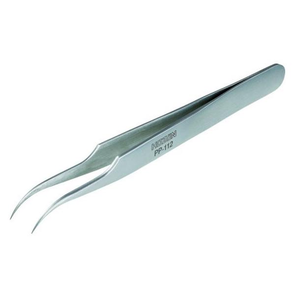 【仕様】●型番：PP-112　●全長（ｍｍ）：１１５●幅（ｍｍ）：１０●先端幅（ｍｍ）：０．３●先端：先曲型●先端（外径×内径ｍｍφ）：８●ステンレス材質：ＳＵＳ３１６Ｌ　●ステンレス（ＳＵＳ３１６Ｌ）　　●ＥＳＤ対策仕様品ではありません。...