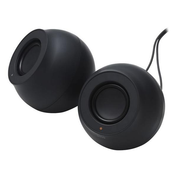 【商品説明】●コロンとした球体ボディで暮らしの空間に自然になじむ、実用最大出力4.4Wの2.0chステレオスピーカー"Stina(スティーナ)"です。 ●給電も音声入力もケーブル1本でOK。パソコンのUSB Type-C(TM)ポートに挿す...