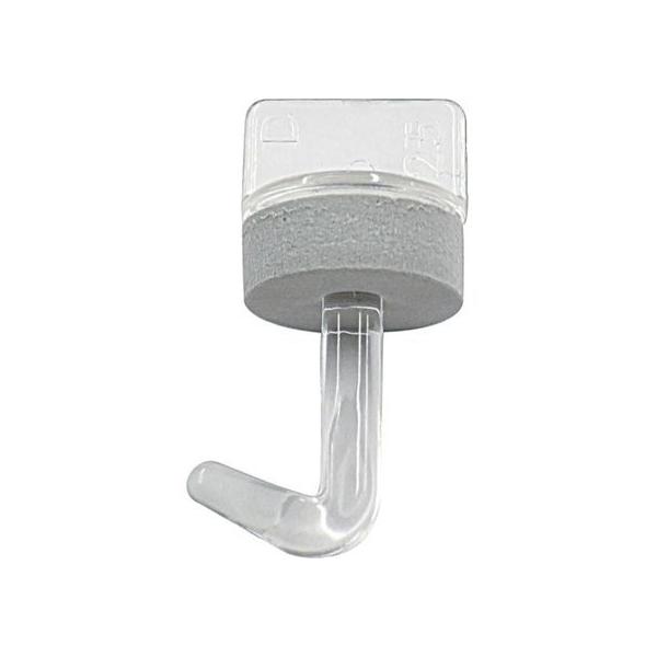 【商品説明】●太さを約5mmにし、支え部分をフラット形状にしています。【仕様】●型番：10176060　●入数：12個　●色：クリア ●全長（mm）：40 ●長さ（mm）：23 ●A（mm）：16．7 ●厚さ（mm）：2 ●亀座（外径）（m...