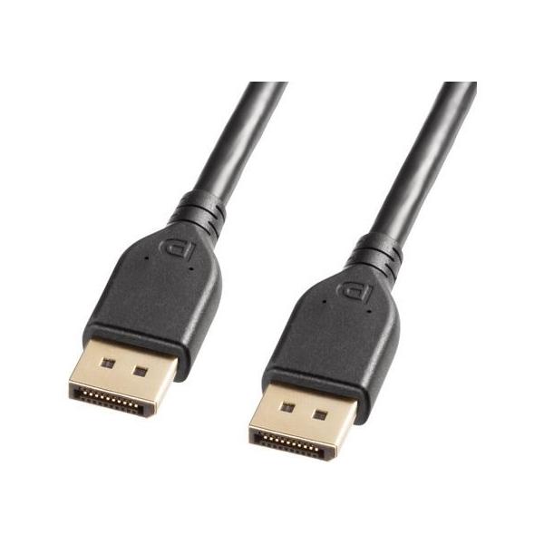 【商品説明】DisplayPort規格ver．2．1対応のケーブルで最大54Gbps・40Gbpsの高速伝送をサポートし、最大8K／60Hzや16K／60Hzの高解像度表示が可能です。HDR動的メタデータやDSC圧縮技術に対応し、抜け止めフ...