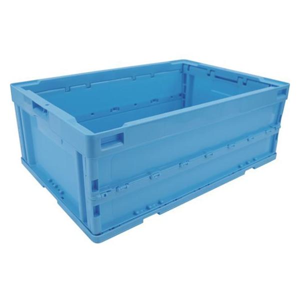 【仕様】●型番：CB-S56NR-B　●色：ブルー　●容量（L）：55　●最大積載荷重（kg）：15　●適合コンテナ：折りたたみコンテナー75シリーズ　●適合フタ：NR75　IC蓋　●折りたたみ高さ（mm）：77　●適用カード差し（別売）：...