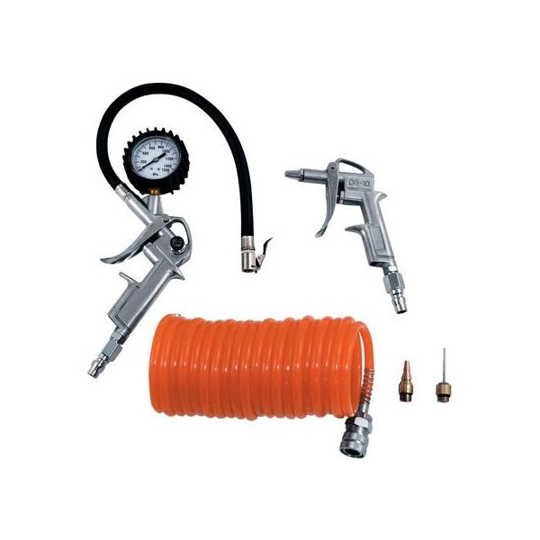 【商品説明】●お得なエアツール５点セットです。【仕様】【材質】●ツール本体：アルミ●ホース：ウレタン樹脂●ノズル：真鍮【仕様】●適用流体：空気●最高使用圧力（ＭＰａ）：０．９８（エアダスタ）、０．５８（コイルホース）●圧力測定範囲（ｋＰａ）...