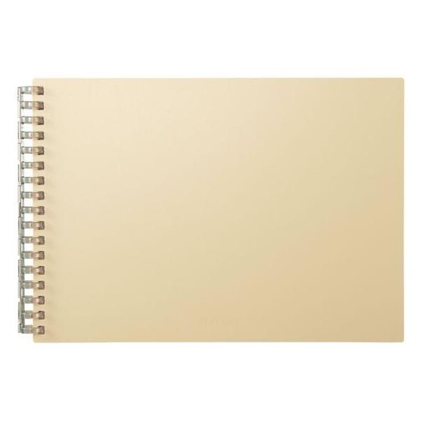 【商品説明】リーフは縦横自由に使える５ｍｍ間隔のドット方眼罫。とじ具は表紙の色に馴染む透明グレー。とじ具が開くのでリーフの差替えが可能。ロゴはどんな持ち物にも合わせやすい空押し加工。あけるとき：リーフを持ち、斜めに軽く引くと、とじ具が開きま...