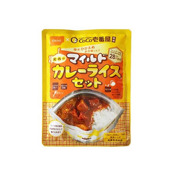 【商品説明】レトルトカレーとアルファ米の１食分セット。アレルギー対応の美味しいマイルドカレーライスです。　お湯または水をそそぐだけ。　１００％国産米使用。　食器いらず、スプーンつき。　アレルギー物質２８品目不使用。　５年保存（製造より）【仕...