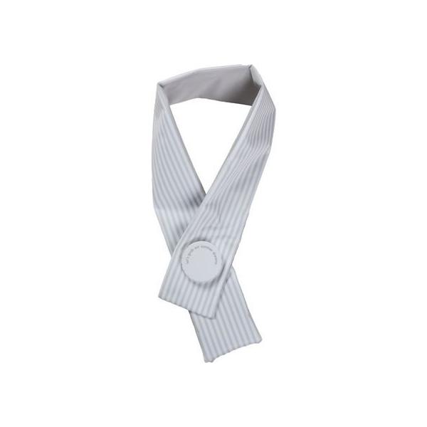 【商品説明】氷をいれて首に巻くだけで心地よいひんやり感　すぐに使える、繰り返し使える　結露しにくい　体にフィットするやわらかい素材【仕様】●カラー：ストライプベージュ●材質：内袋／ＴＰＵ、蓋／ＰＰ、カバー／ポリエステル●商品サイズ：Ｍサイズ...