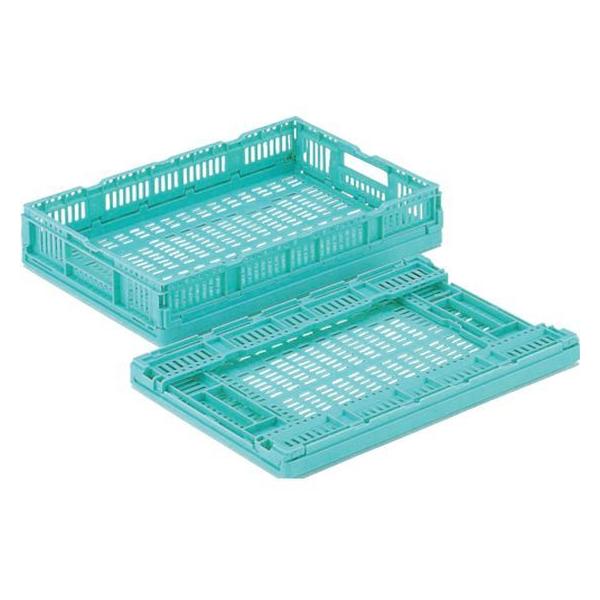 【商品説明】●薄型、メッシュタイプの折りたたみコンテナです。●通気性、洗浄性に優れたコンテナです。●底面はメッシュです。●側面4コーナーでロックします。●折りたたむと高さ1／3〜1／5になります。【仕様】●型番：RS-M610　●容量（L）...