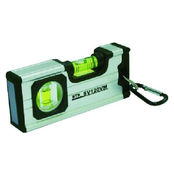 【商品説明】●パイプの上にも設置が容易なV字測定面でマグネット付です。●両端に衝撃性に優れたプロテクトラバー付です。●腰袋などへの着脱にも便利なカラビナ付です。●変形しづらいI（アイ）型モノコックフレームです。●気泡管は高精度±1．00mm...