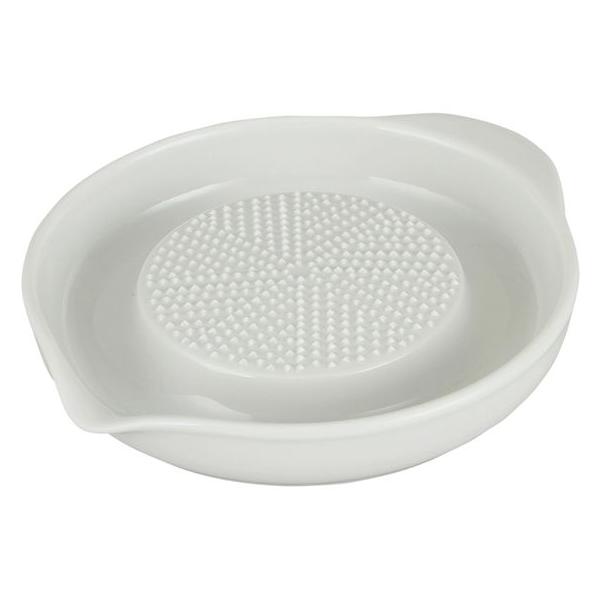 【商品説明】●きめ細やかな仕上がりのおろし器です。●日本製。●においが移りにくく、洗いやすいセラミック製。大根、長芋、にんじん、トマト、りんご、レモンなどに使用できます。●滑りにくいシリコーンの滑り止め付き。●食洗機可能なので、お手入れ簡単...