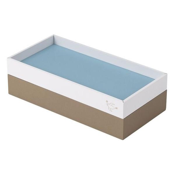 【商品説明】・組み合わせて使いながら、収納を楽しめる卓上収納用品。同シリーズの製品を重ねて使うこともできます。【仕様】●色：ブルー●サイズ：（本体）幅１８０×奥行き９０×高さ５０ｍｍ、（トレー内寸）約幅１７４×奥行き８４×高さ１１ｍｍ、（ボ...