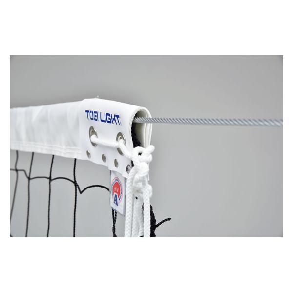 【商品説明】日本ソフトテニス連盟公認品のソフトテニスネット。【仕様】●素材・材質：ポリエチレン無結節、テクノーラコード６ｍｍ×１４．５ｍ、白帯／ターポリン　●仕様：４４０Ｔ／３６本、網目３．５ｃｍ、テニスネットを安全にお使いいただくために、...