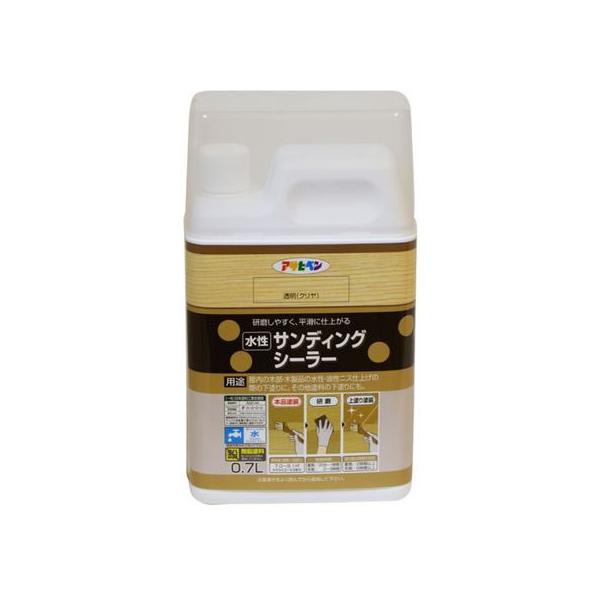 【商品説明】●研磨性・速乾性を持ち、研磨することで平滑な面を形成し、上塗り塗料の仕上がりをより良いものにします。●【用途】屋内外区分　屋内用。●屋内の木部・木製品の水性・油性ニス仕上げの際の下塗りに。●その他塗料の下塗りにも。【仕様】●内容...