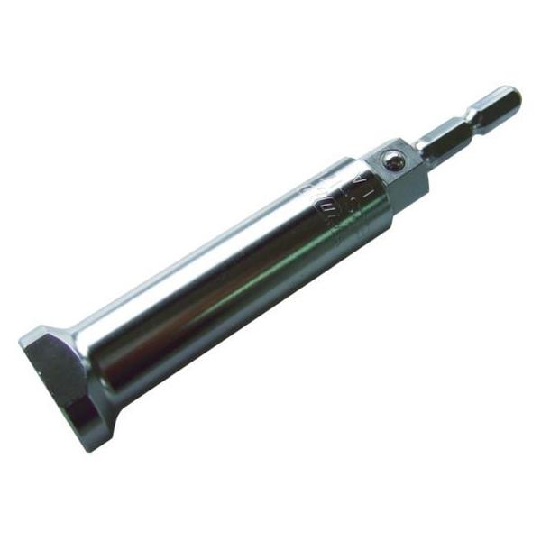 【商品説明】●ソケットの口元部分が薄く、小判型に近い形状になっている為、高さの低いハンガーレールにも最適です。●１３ｍｍソケット対応で手動でも使えます。【仕様】●型番：ECS-17LT　●軸寸法（ｍｍ）：６．３５●全長（ｍｍ）：１１５●対辺...