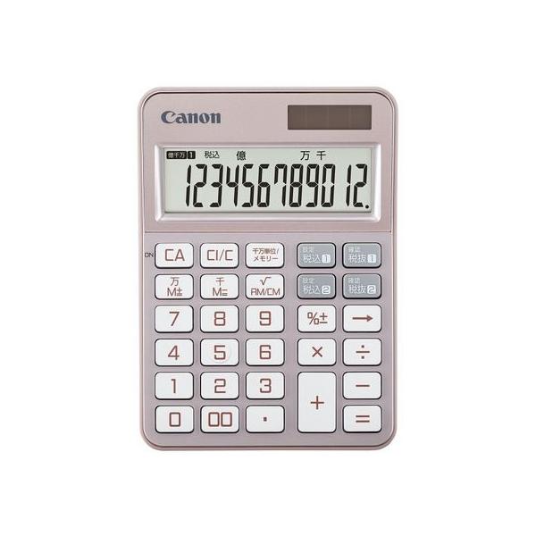 【商品説明】税率設定キーを２つ搭載した１２桁ミニ卓上電卓　桁数の多い計算でもわかりやすい千万単位表示機能　商品を清潔に保ち快適で衛生的な環境づくりに役立つ、抗ウイルス・抗菌仕様【仕様】●色：ピンクゴールド●タイプ：抗菌・抗ウィルスタイプ●表...