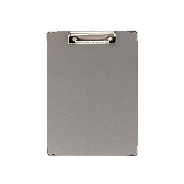 【商品説明】イベント会場、医療現場、店舗、オフィスなど様々な用途、場面で活躍します。裏面は書き込みができます。サビに強いステンレスを使用した角金具付き。【仕様】●色：グレー●サイズ：Ａ４タテ●とじ方向：短辺とじ●外寸法：縦３１３×横２２６ｍ...