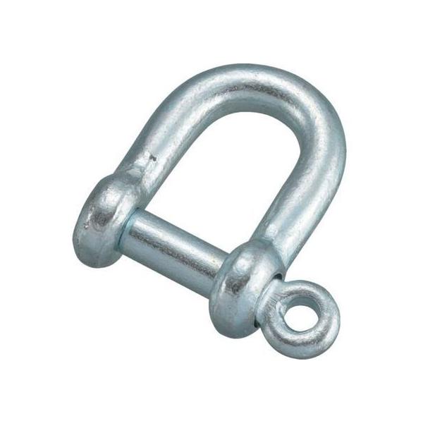 【商品説明】●ねじ込みタイプのスタンダードなシャックルです。【仕様】●型番：TSC-08　●基本使用荷重（t）：0．23　●ねじ径：W5／16　●使用荷重（kN）：2．25　●使用荷重（t）：0．23　●B（mm）：16　●D（mm）：15...